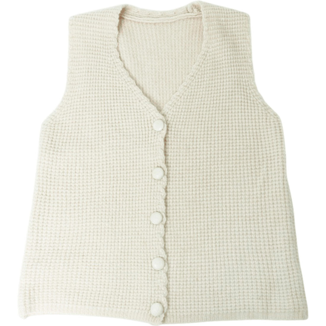 BACKYARD FAMILY Knit Vest V-Neck Casual