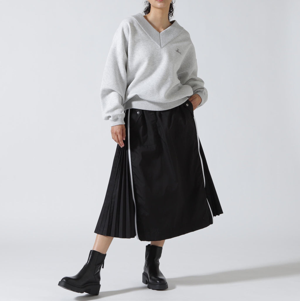 JJMERCER Custom V-Neck Back Logo Knit