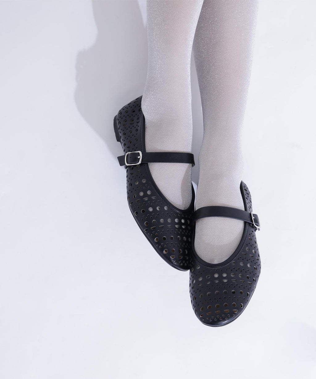 Cutwork Mary Jane Shoes