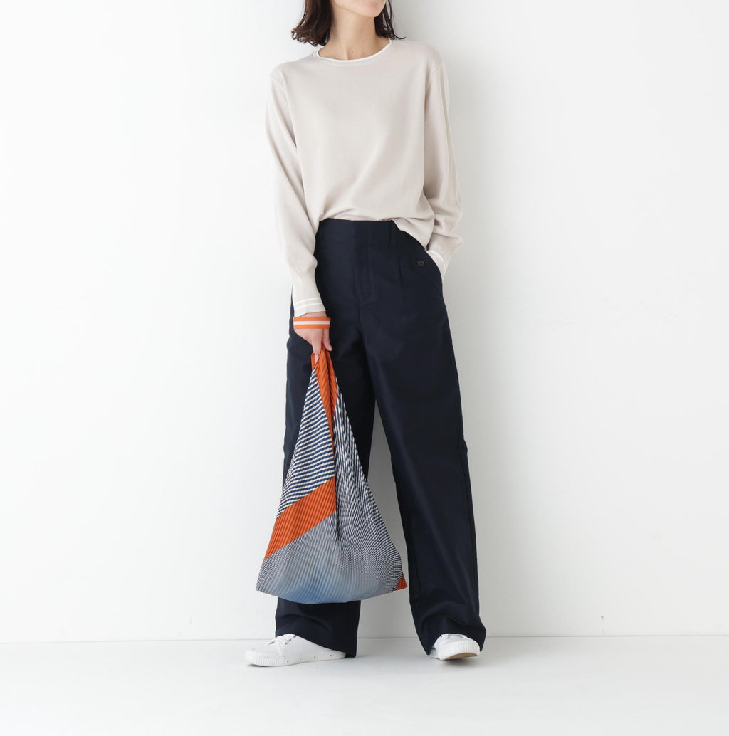 Organic Cotton Blend Line-In Pullover