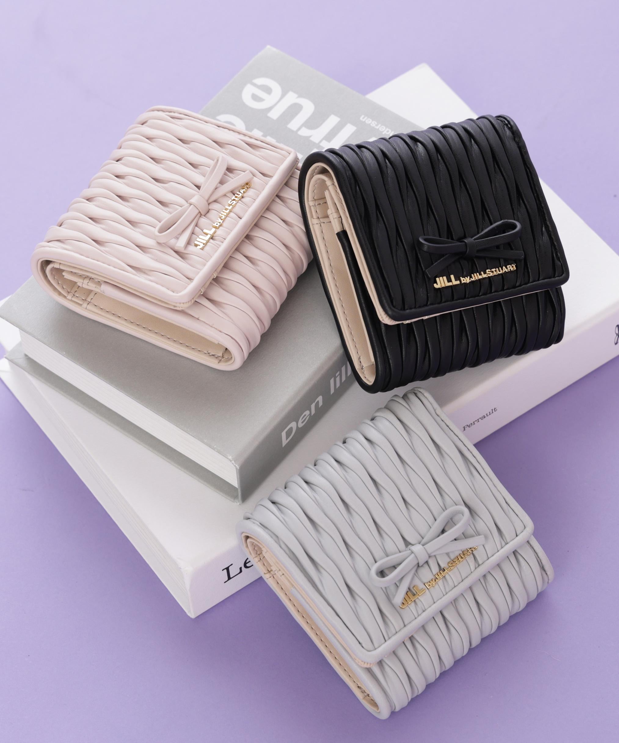 Mini Ribbon Puff Flap Wallet