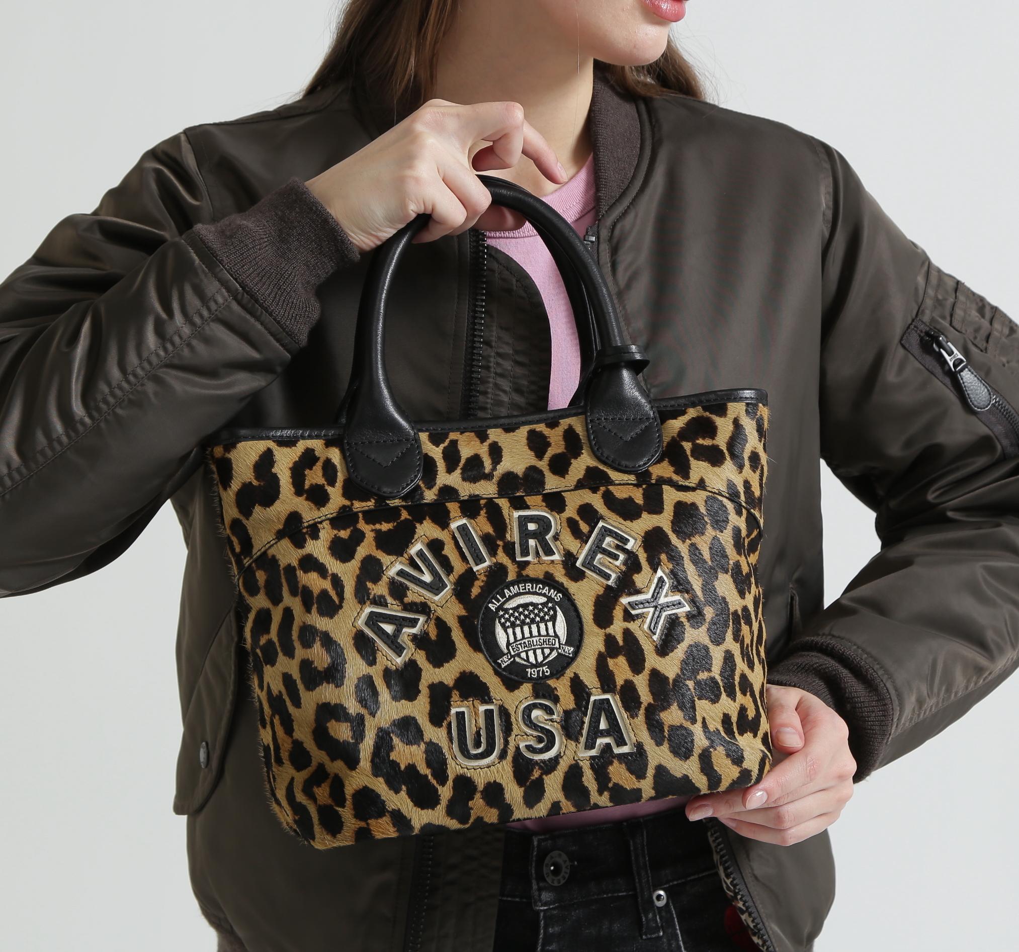 "Directly Operated Store Exclusive" LX Varsity Leather Mini Tote Bag