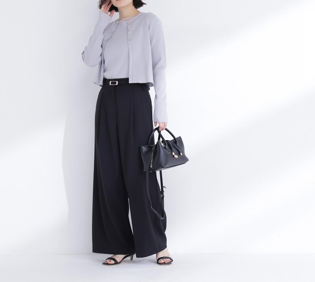 Sheer Line Knit Ensemble