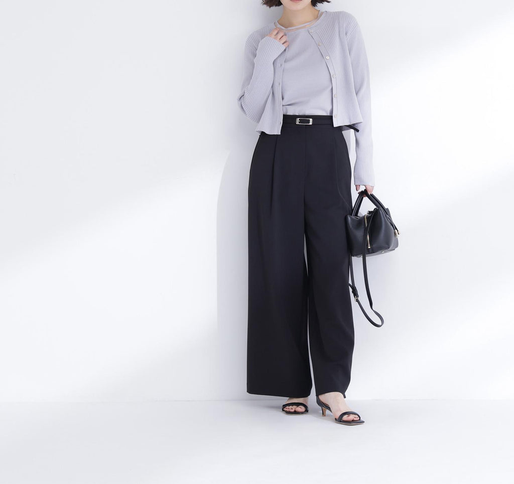 Sheer Line Knit Ensemble