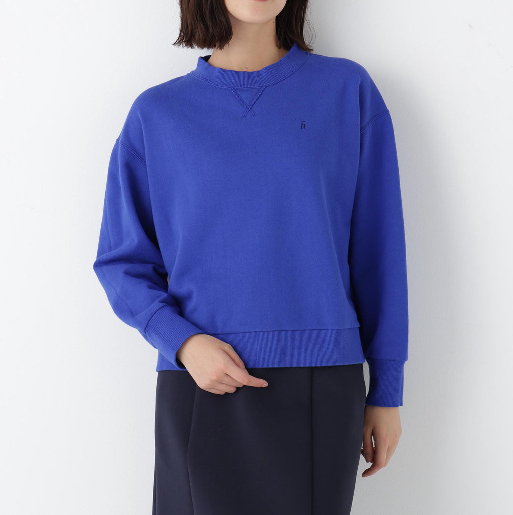 Logo Embroidered Color Sweatshirt