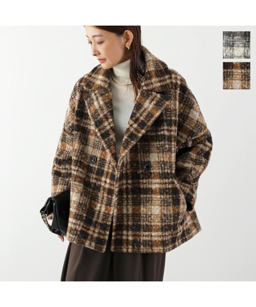 アナナ anana anana ショートコート a79-025 チェック ジャケット