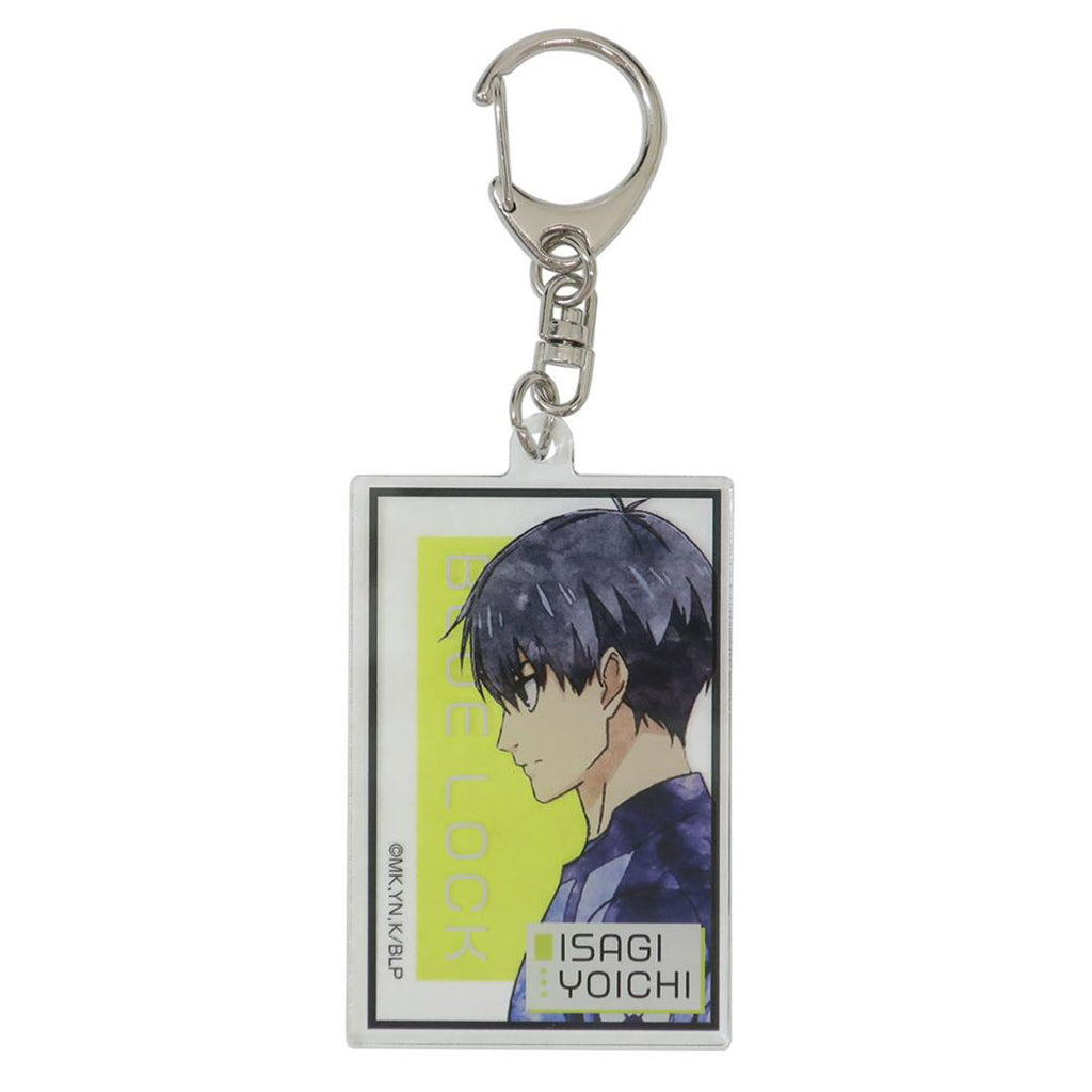 Cinema Collection Blue Lock Keychain Acrylic Key Holder Letter Collect