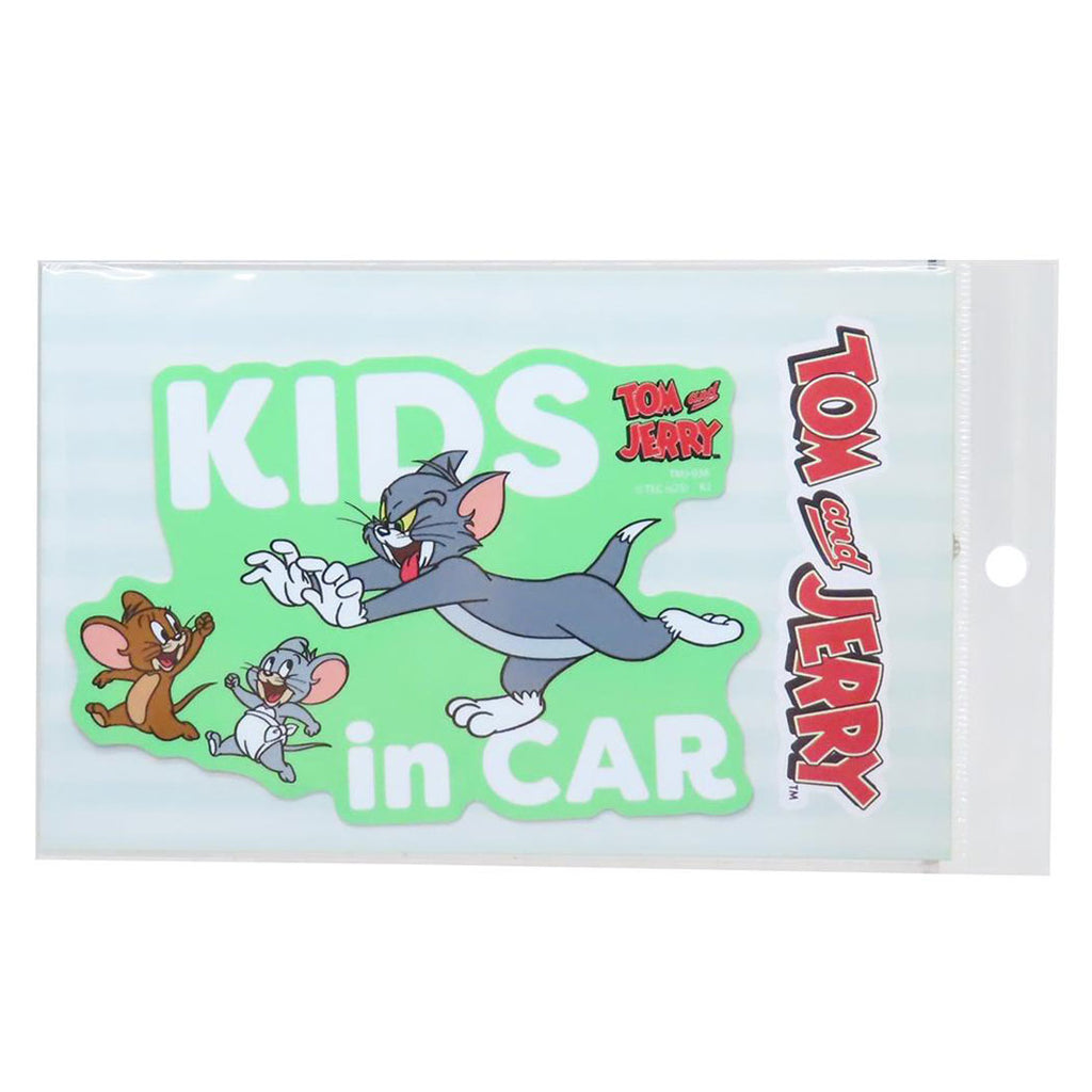 Cinema Collection Tom and Jerry Big Seal Big Size Sticker KIDS in CAR