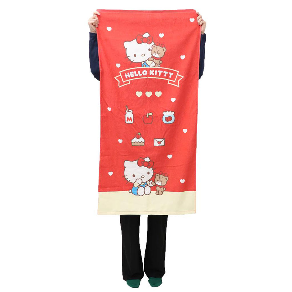 Cinema Collection Hello Kitty Bath Towel Print Big Towel Always Togeth