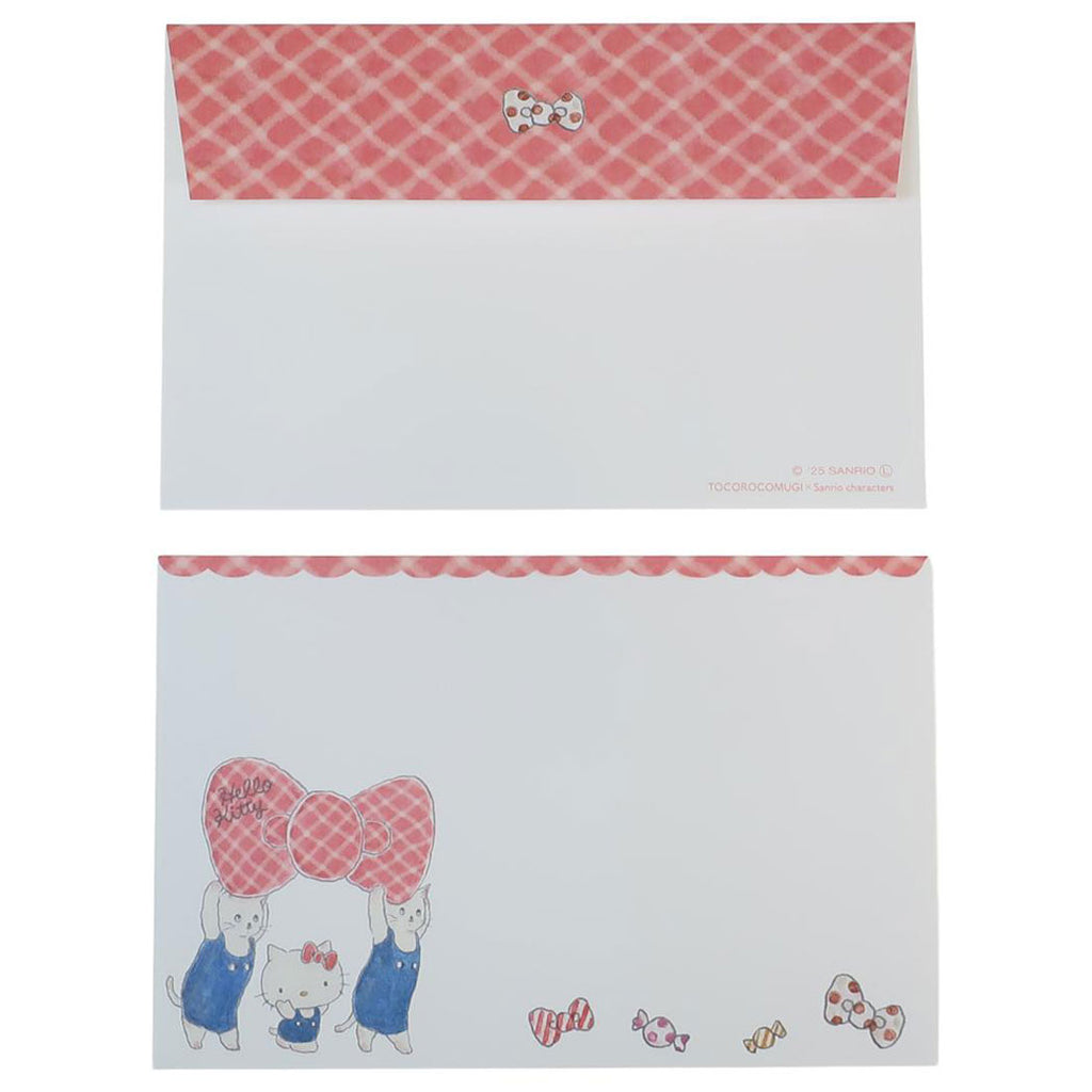 Cinema Collection Tokorokomu Wheat x Sanrio Characters Letter Set Kitt