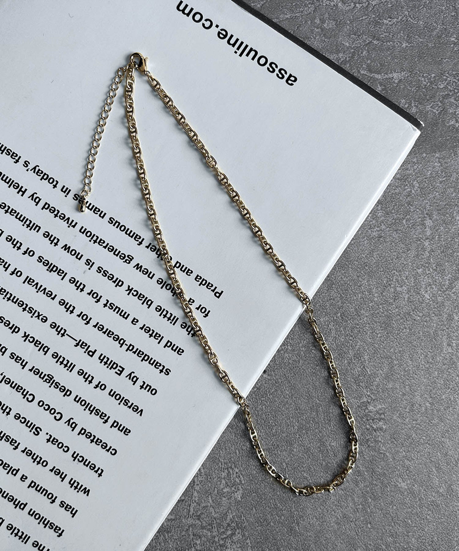 Girl Chain Necklace Silver Gold Wedding Simple