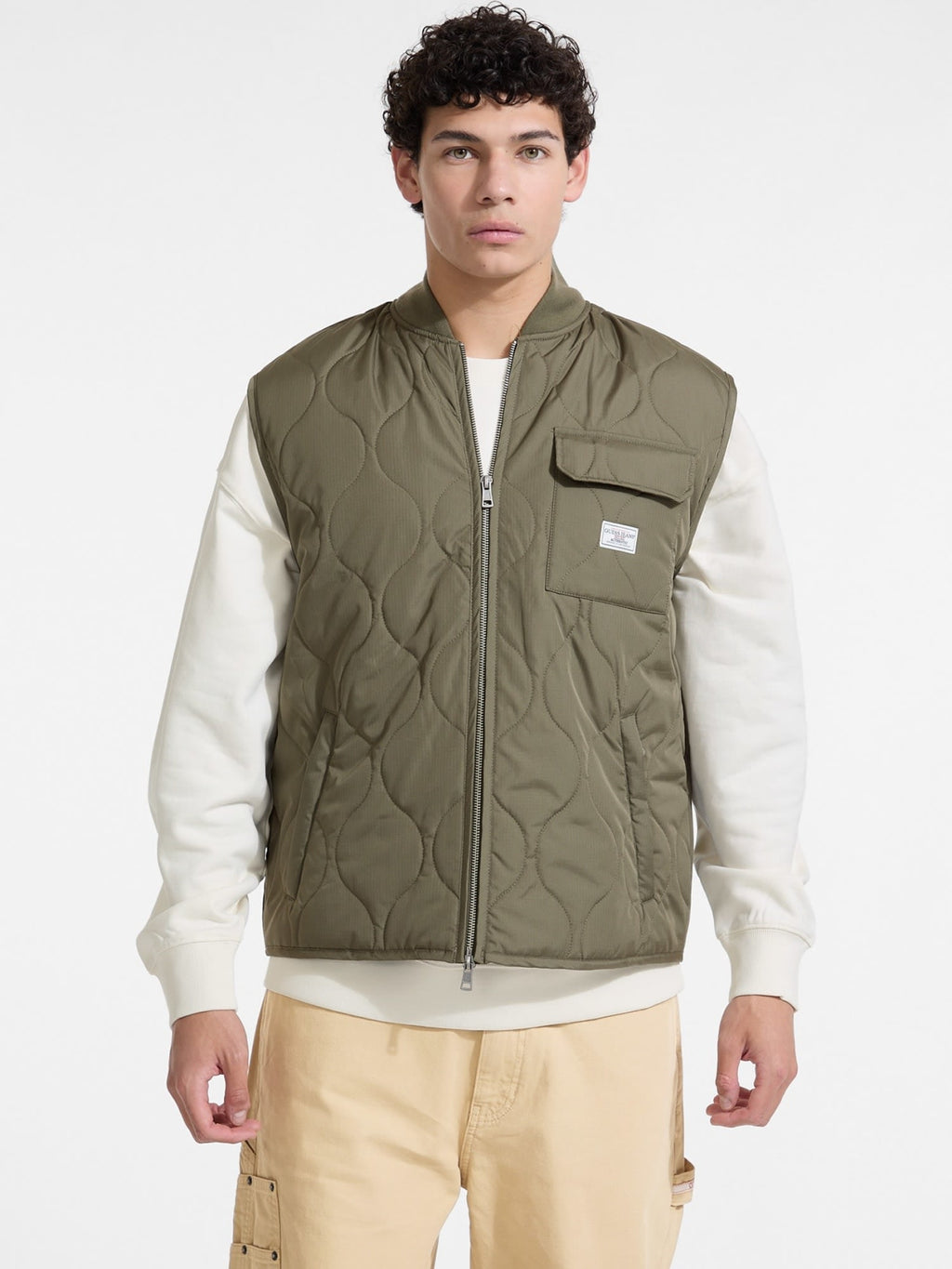 Guess Quilted Puffer Vest