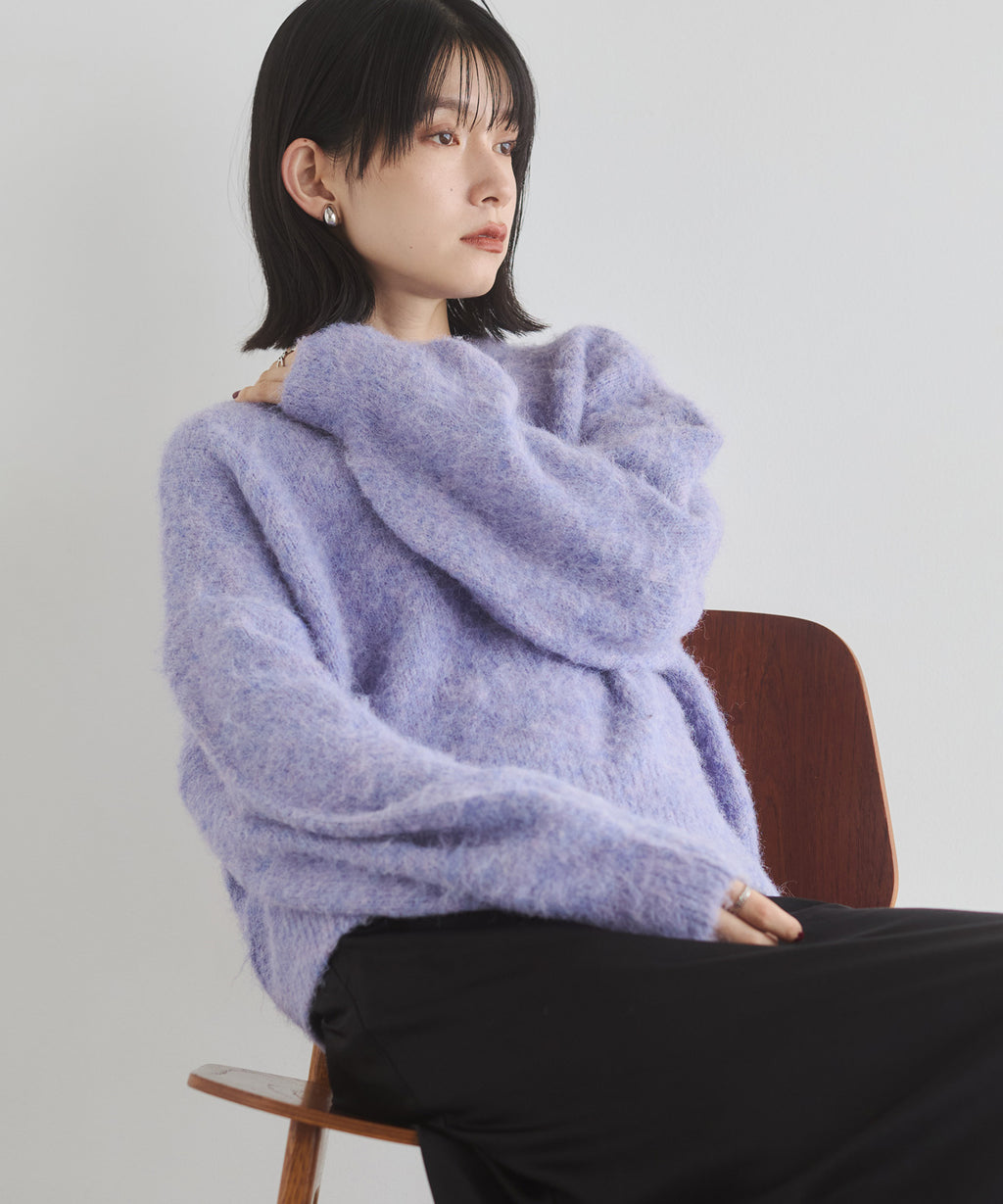 Hunch ScoLar Shaggy Mixed Color Fleece Cardigan