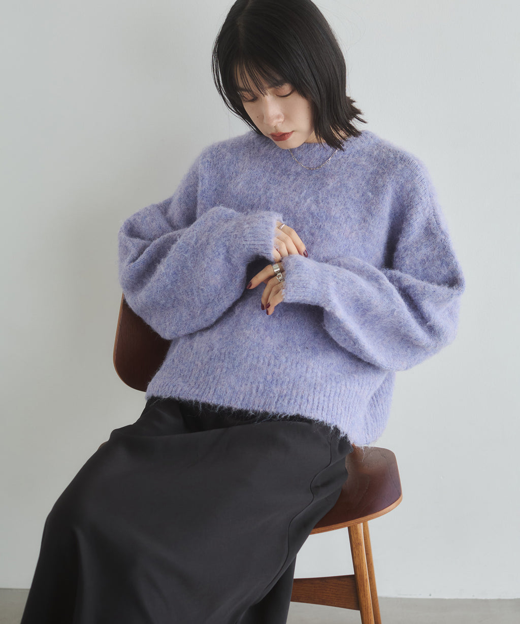 Hunch ScoLar Shaggy Mixed Color Fleece Cardigan