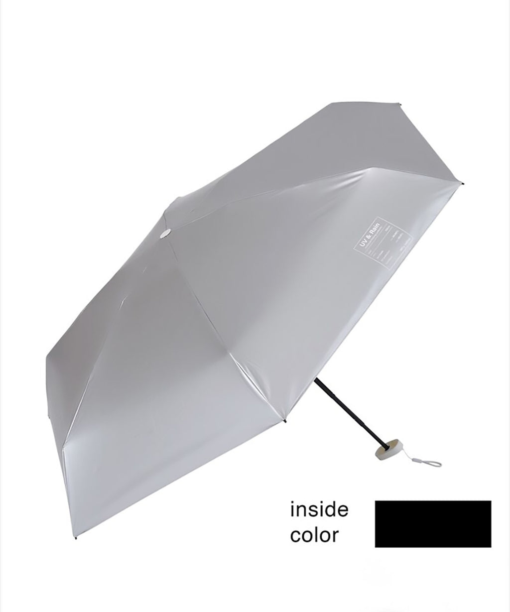 Nifty Colors Color Umbrella for Sun and Rain, Foldable, 6-Stage Minimu