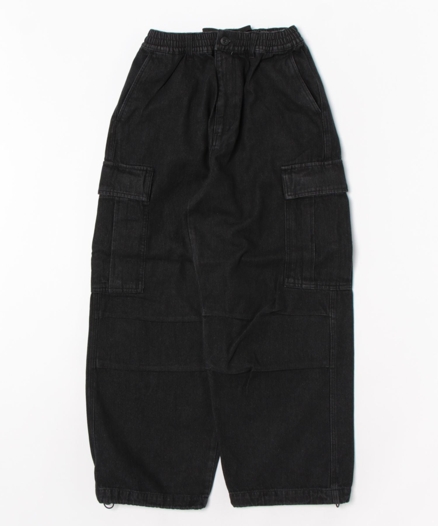 Setup Seven SETUP7 【ROOT THREE】 Slub Denim Wide Cargo Pants