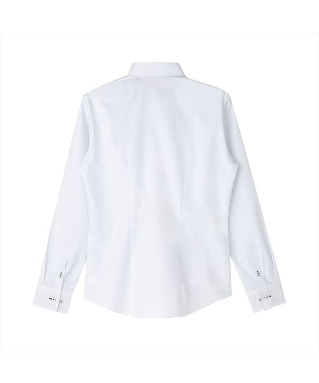 東京襯衫 【透光防止】 寬鬆 長袖 形態穩定 女士襯衫