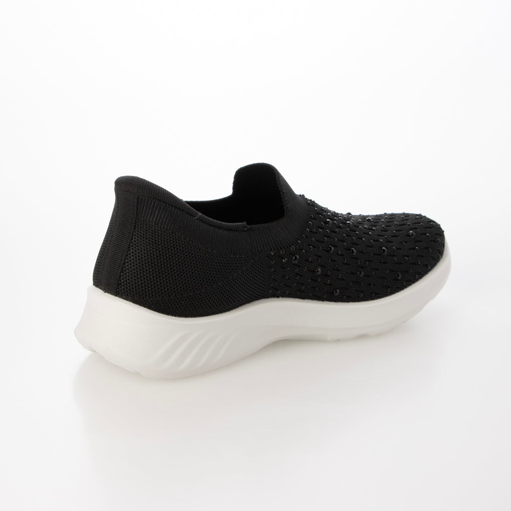 Tsuruya Women's Sneakers Duck Plus with Beads Slip-On MU105