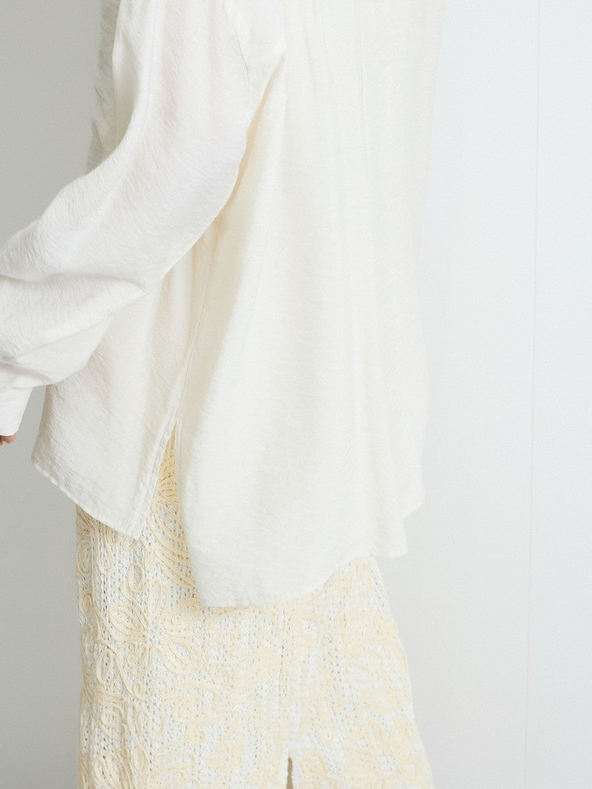 VICKY Rayon Vintage Band Color Shirt ≪Hand Washable≫