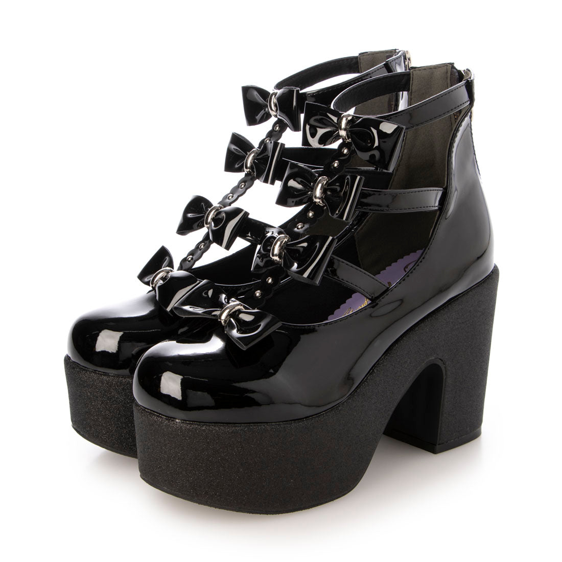 YOSUKE YOSUKE Yosuke YOSUKE women's thick-soled center-for ribbon back